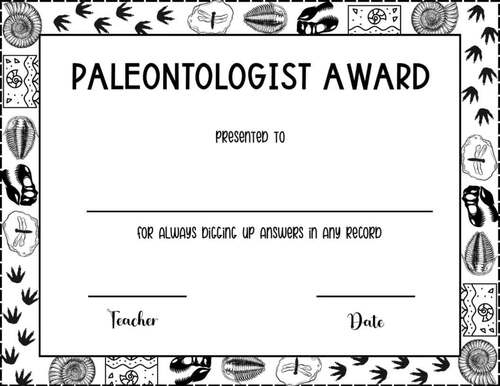 End of Year (EOY) Awards Middle School Science- Science Careers- Print & Go