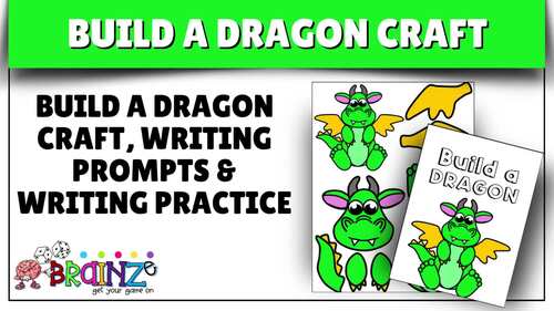 Build a Dragon Craft and Writing Activity | Fairytale Cut & Paste ...