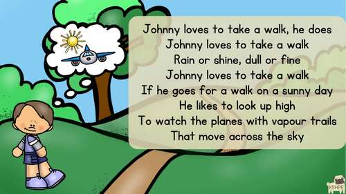 Music: Johnny's Walk, Four Seasons Weather, Vocal Music Education