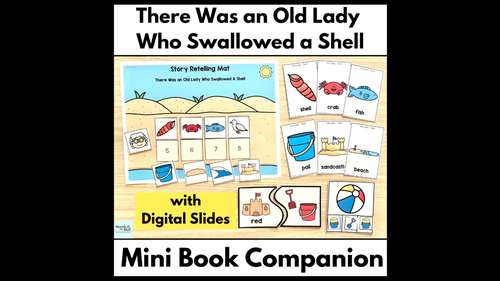 Mini Book Companion for There Was an Old Lady Who Swallowed A Shell