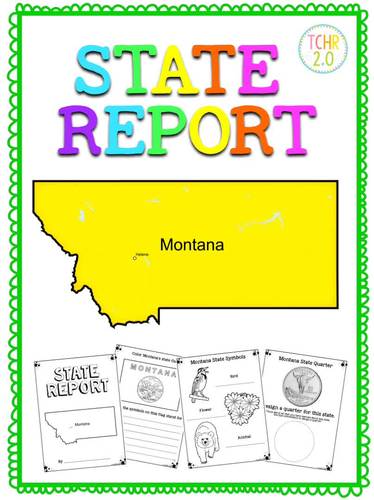Montana State Research Report by TCHR Two Point 0 | TpT
