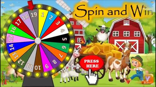 Farm Animals Game (Wheel) by Miviq | Teachers Pay Teachers