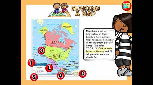 Map Skills LINKtivity | Digital Learning Guide | Distance Learning