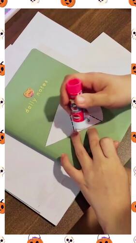 Halloween Corner Bookmarks Craft | Color, Cut & Fold Fun! | TPT