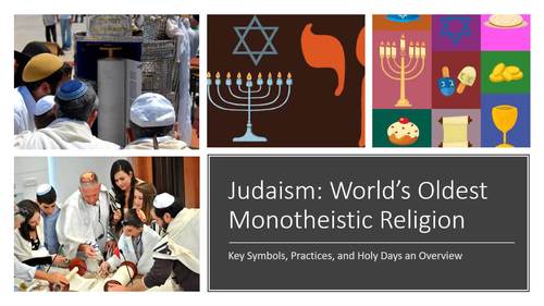 Judaism: Symbols, Practices, Holy Days [Presentation & Activity]