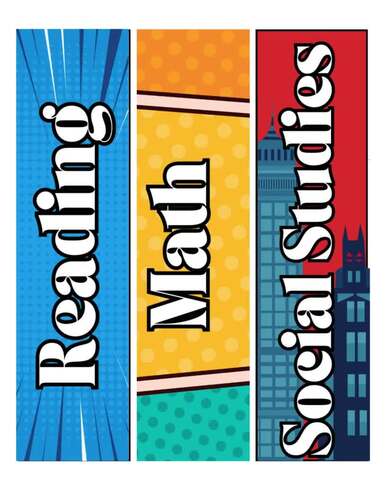 Superhero Rolling Cart Labels with Editable Labels: Superhero Classroom ...