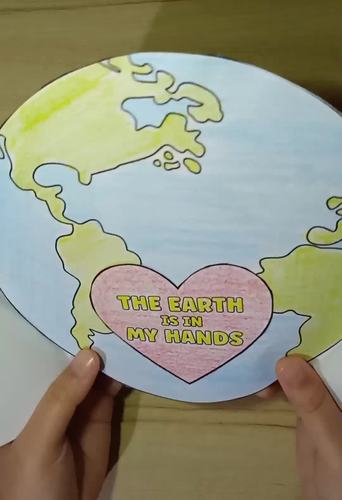 Earth Day Craft Activities Writing Prompts The Earth Is In My Hands ...
