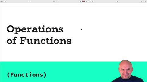 Operations of Functions by Brian McLogan | Teachers Pay Teachers