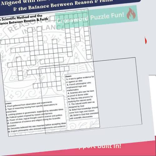 The Scientific Method, Rationalism, and Religion Puzzle Pack — HSS 7.10.3