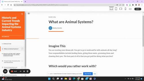 Historic and Current Trends Impacting the Animal Systems Industry