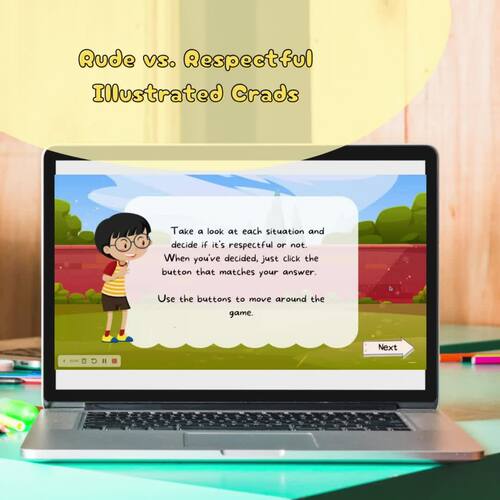 Respectful vs. Rude Illustrated Multi-purpose Cards with Digital Version