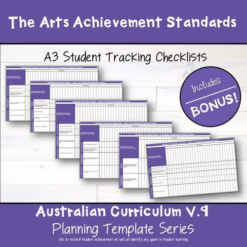 V9 Australian Curriculum THE ARTS ACHIEVEMENT STANDARD CHECKLISTS ...