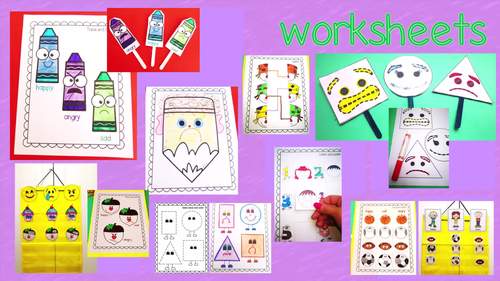 Emotions Unit for Kindergarten-Holistic English Series #7 | TPT