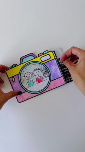 Camera Craft- Summer Memories- All about my Summer- Writing craftivity