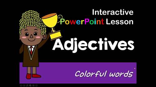 Adjectives Interactive PowerPoint by Tiny Teaching Shack | TPT