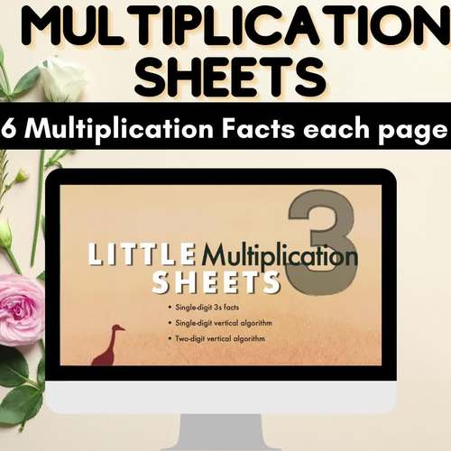 Little Multiplication Sheets – 3s facts – Multiplication Worksheets