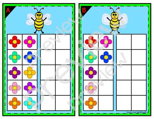 Spring Bees | Double Ten Frames Math Scoot Activity (0-20) | Teen Numbers