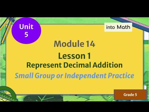 HMH Into Math, Grade 5, Module 14 Bundle (Lessons 1-6) by Annie's ...