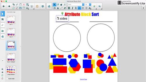 Attribute Block Sort by Hope In Kinder | TPT