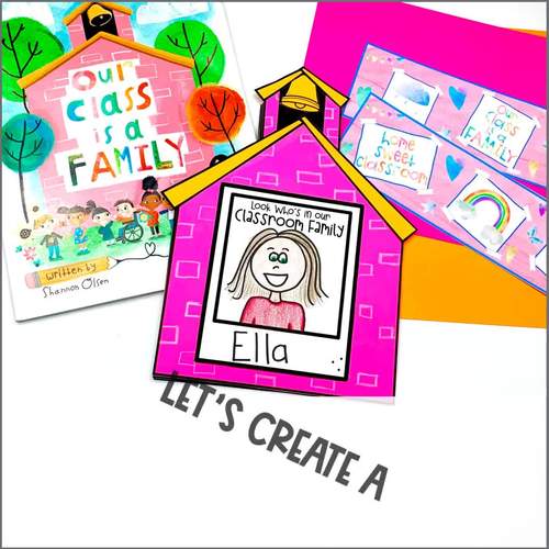 Our Class is a Family Craft Bulletin Board Back to School Activity ...