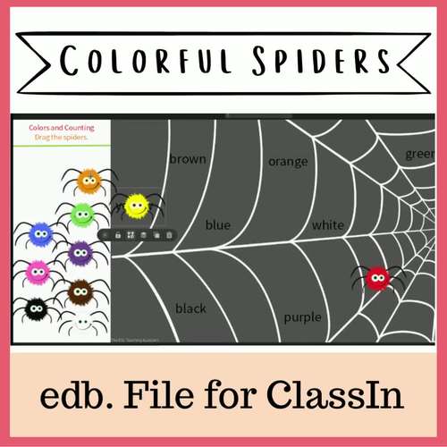 ESL Lesson EDB-Colorful Spiders by The ESL Teaching Assistant | TpT