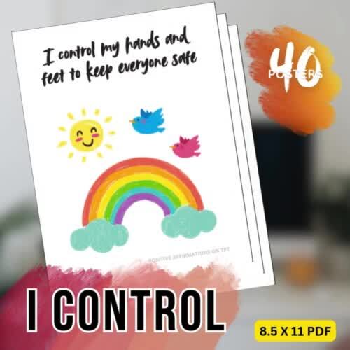 40 Positive Affirmation Posters | RAINBOW by Positive Affirmations