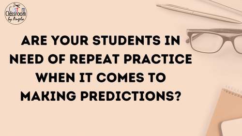 Making Predictions Worksheets Passages Task Cards & Activities Inferences