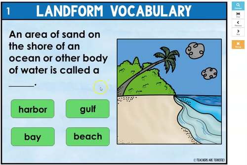 Landforms Boom Cards - Digital by Teachers Are Terrific - STEM Activities
