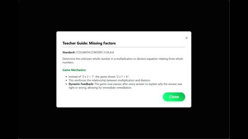 Math Slither Missing Factors | Multiplication & Division Game | Digital ...