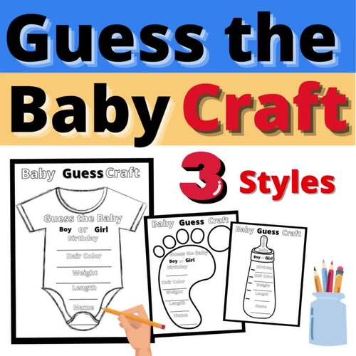 My Teacher is having a Baby Craft Pregnant Shower Activity by ...