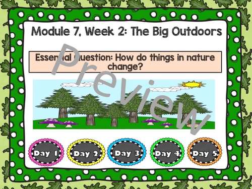 HMH Into Reading SMART Board Lesson Module 7, Week 2 First (1st) Grade