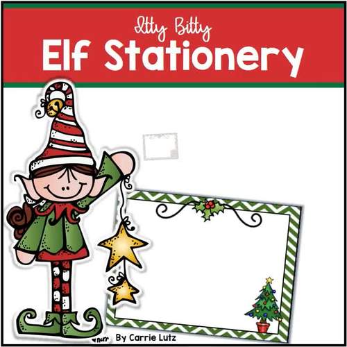 Elf on the Classroom Shelf Stationery | Elf Notes | TpT