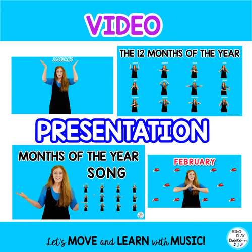 Months of the Year Action Song, Sequencing Activities, Worksheets ...