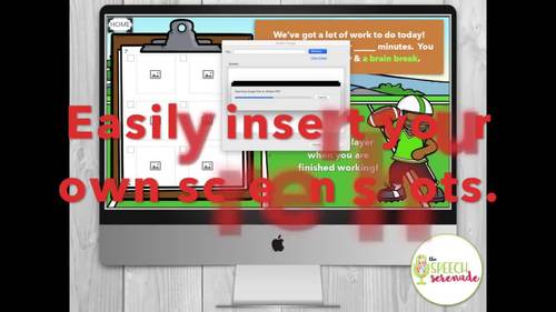 EDITABLE Digital Visual Schedules with Tokens - Football by The Speech ...