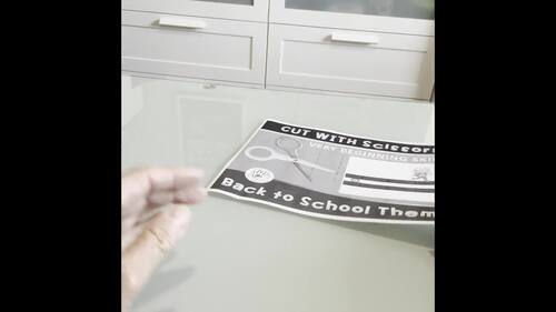 BEGINNER Scissor Skills |Fine Motor Cutting Centers for Preschool and ...