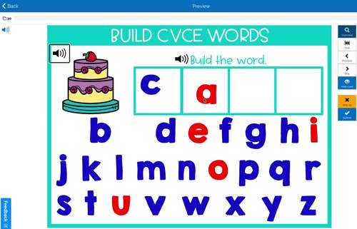 Long Vowel A Build CVCe Words Bossy Magic Silent E First Grade Boom ...
