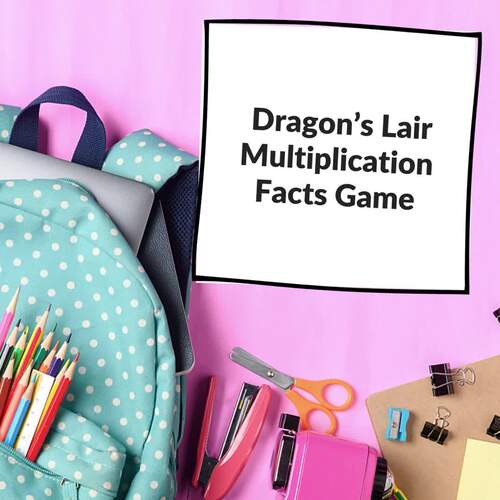 Dragon's Lair Multiplication Facts Game | Math Fact Fluency Practice