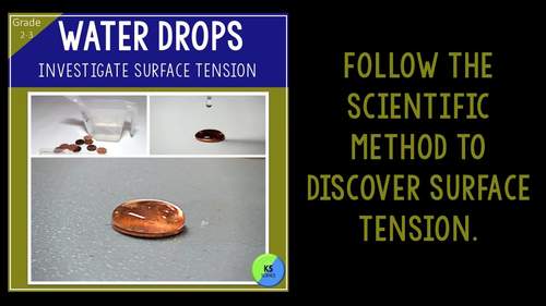 Properties Of Matter | Water And Surface Tension Experiment | Grade 2 3 ...