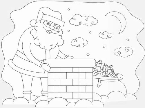 christmas coloring pages science