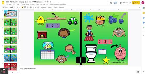 Trouvez-le! - Le son EU - Google Slides™ by Mme Bock | TPT