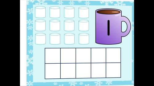 Marshmallow Counting with Ten Frames (Numbers 1-20): BOOM Cards | TPT