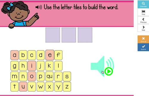 BUNDLE Level 1 Units 8 - 14 Trick Word SPELLING & RECOGNITION BOOM CARDS™