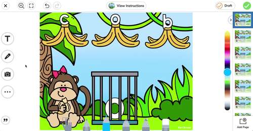 Alphabet Activity - Lowercase to Lowercase Match Seesaw Activity by ...