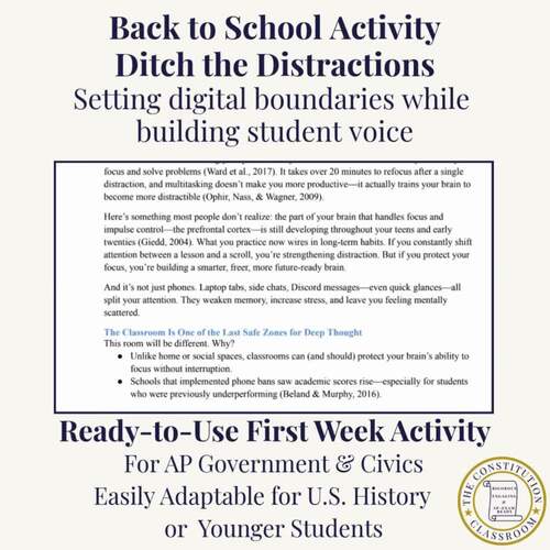 Back to School | Cell Phone Free Classroom | Data Driven "Why" for No ...