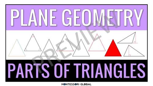 Montessori Geometry | Parts of Triangles | PowerPoint | Boom Cards ...