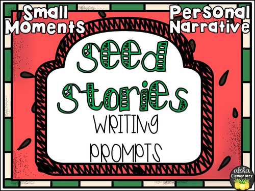 Personal Narrative/small moments/ Writing Prompts by Aloha Resources