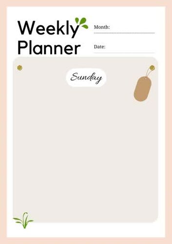 Weekly Planner Templates Editable Weekly Daily Teacher Planner Digital ...