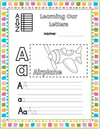 Alphabet Countdown to Summer Clip Art Memory Book | Activities Editable