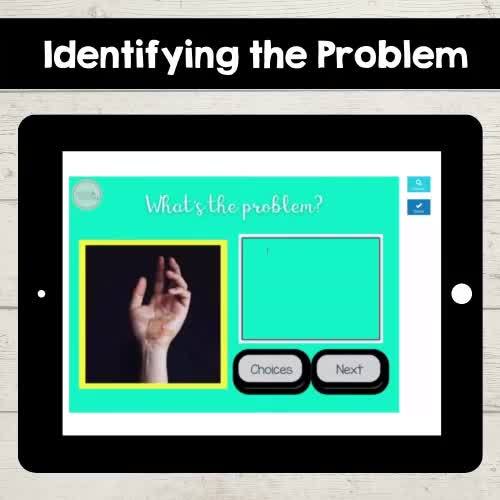 Problem Solving Identification BUNDLE Speech Therapy No Prep Boom Cards™