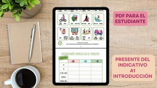 ELE A1- Vocabulario y Presente: Mi tiempo libre (Memotest incluído)